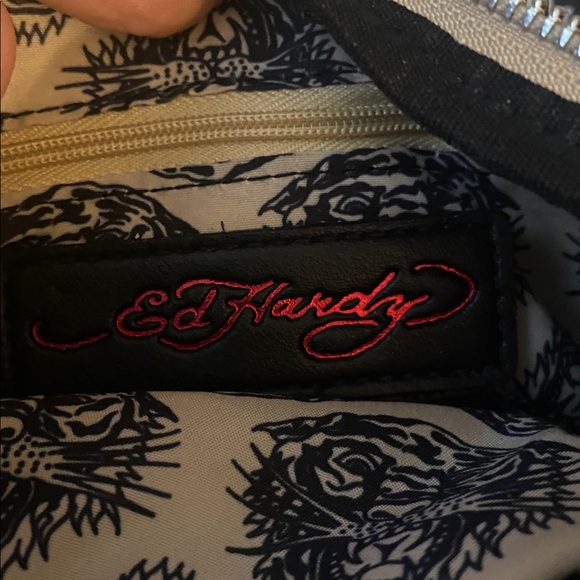 Ed Hardy | Bags | Low Start Ed Hardy Tan Crossbody Bag | Poshmark
